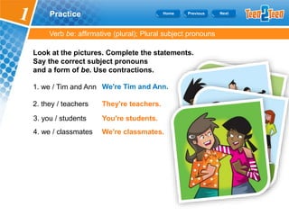 Grammar verb to be | PPSX