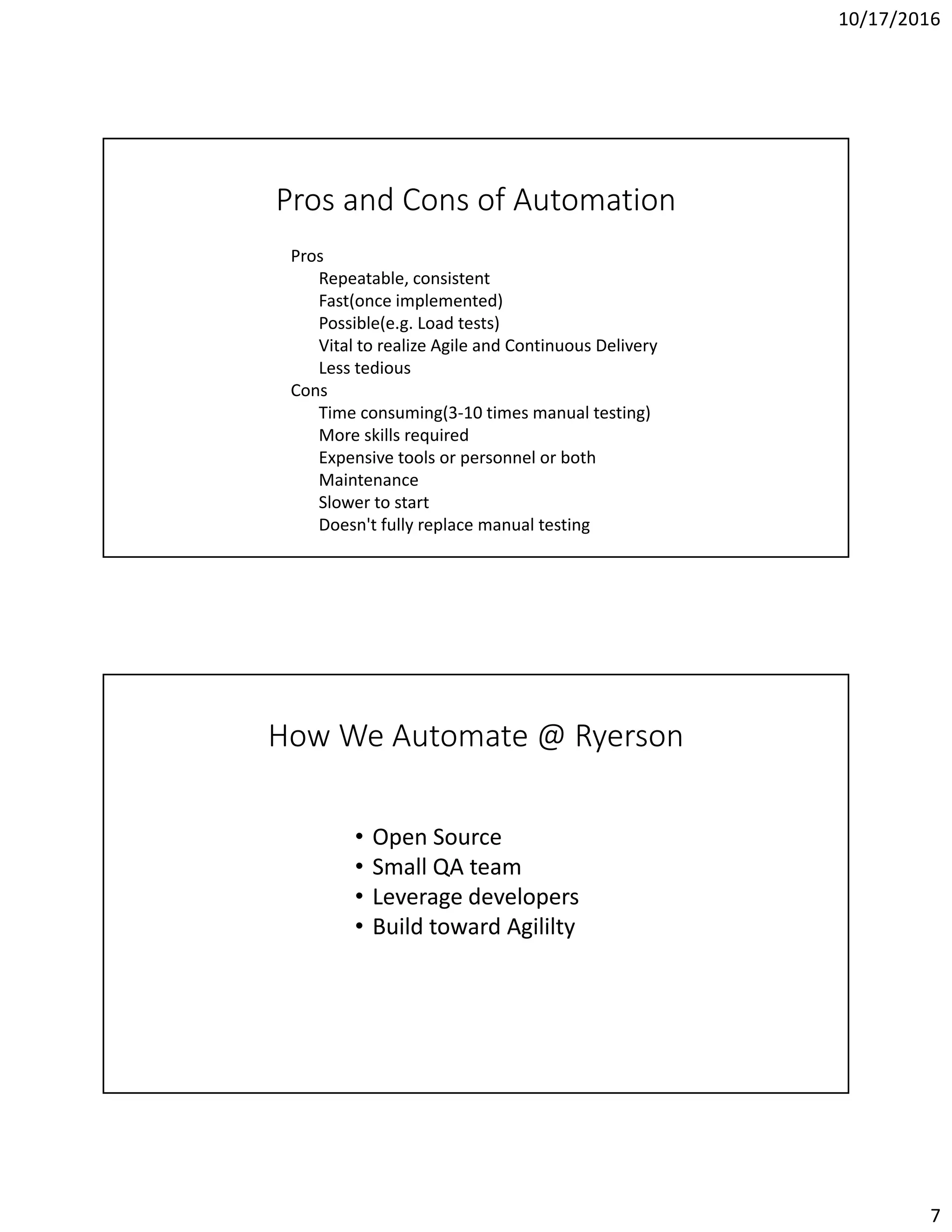 How To Build A Fully Open Source Test Automation Framework Pdf