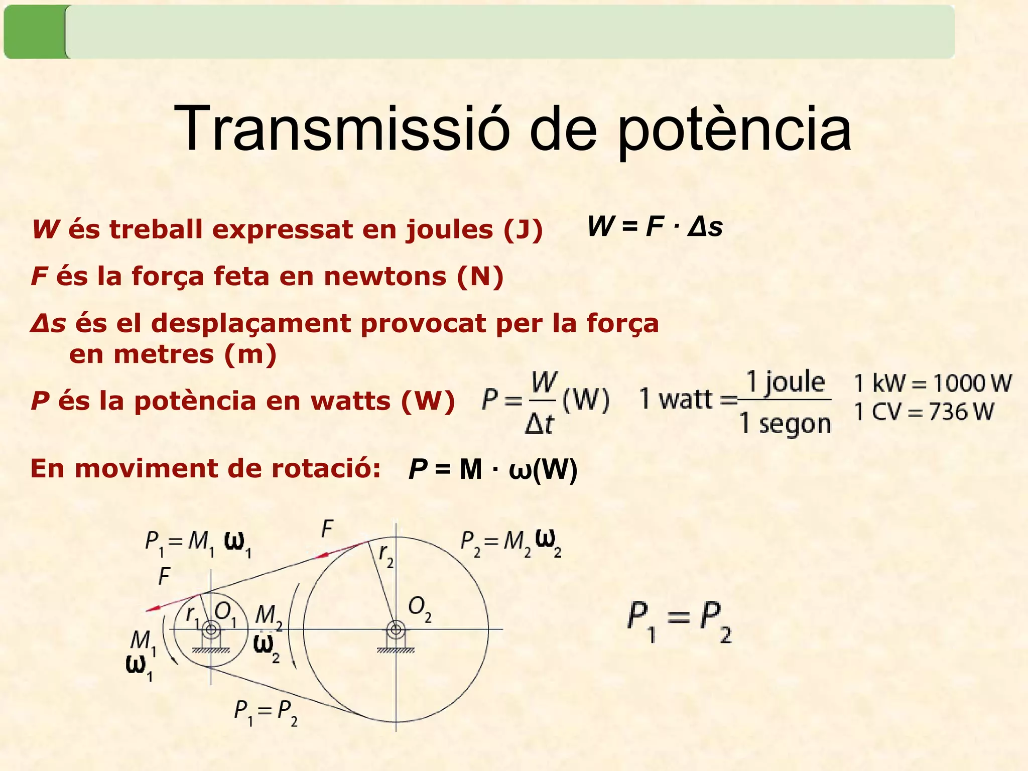T3 mecanismes-de-transmissi-del-moviment | PDF