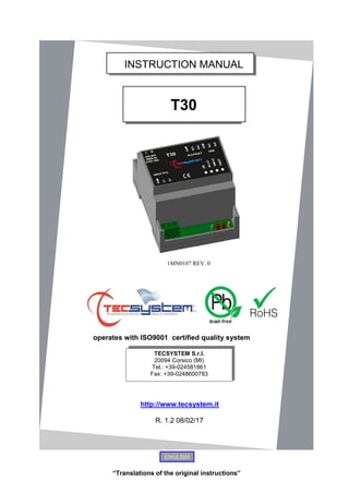 T30-R1.2-ENG.pdf | Home Appliances | Home & Garden