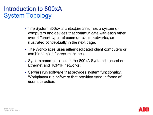 T310-01 Introduction to System 800xA - RevB.pptx | Operating Systems | Computer Software and ...