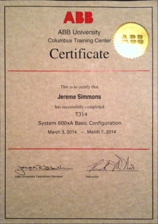 T314 System 800xA Basic Configuration | PDF