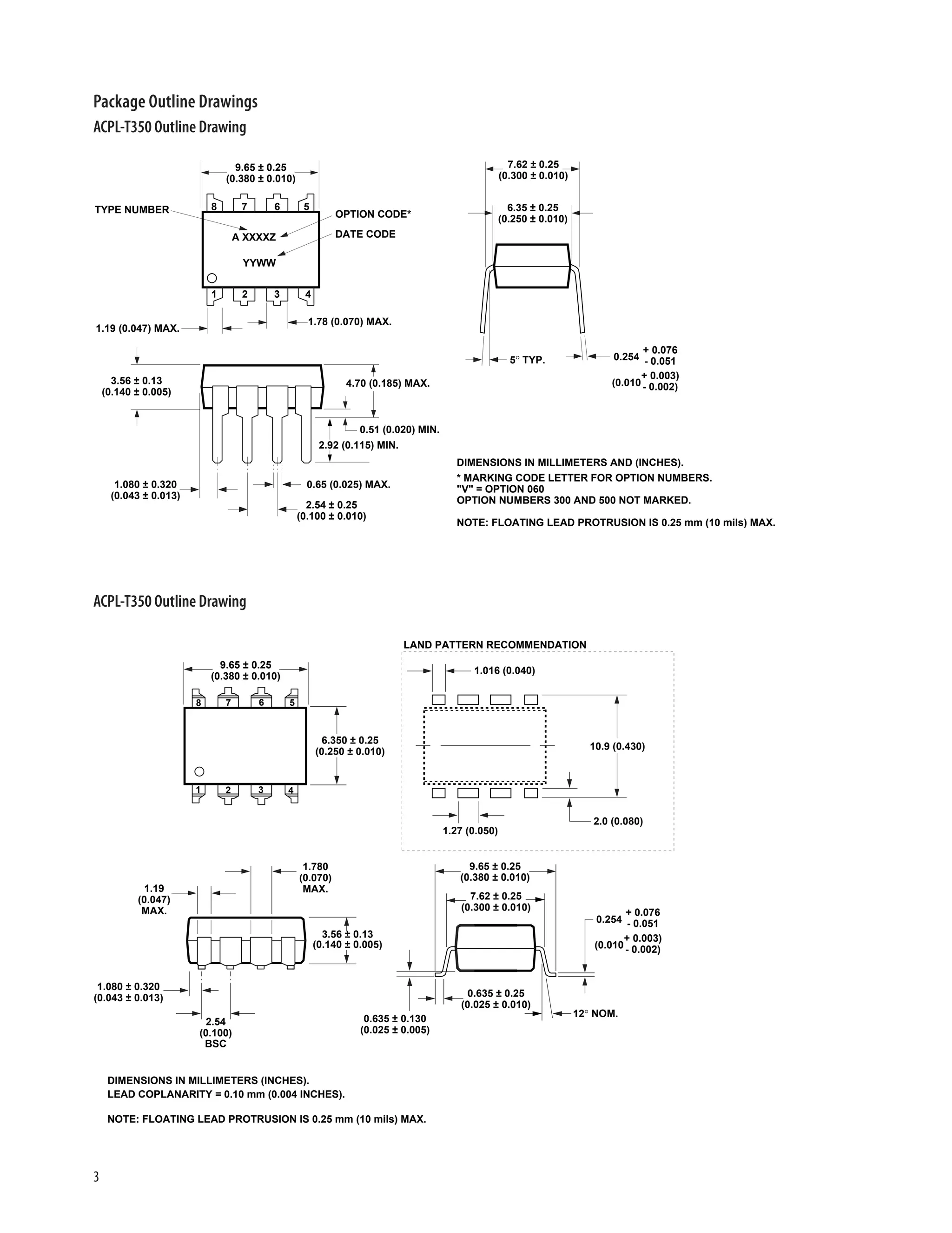 Original Opto ACPL-T350 AT350 T350 350 DIP-8 New AVAGO | PDF