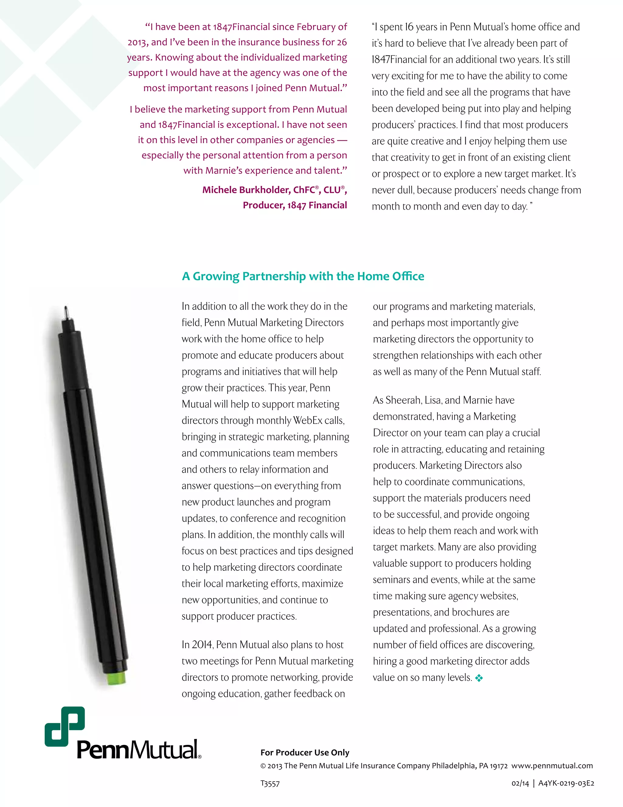 Marketing Directors Feature Interview | PDF