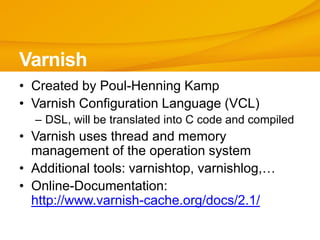 T3DD12 Caching with Varnish | PPT