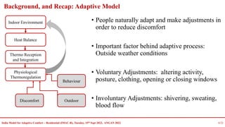 India Model for Adaptive Thermal Comfort in Residential Buildings | PDF