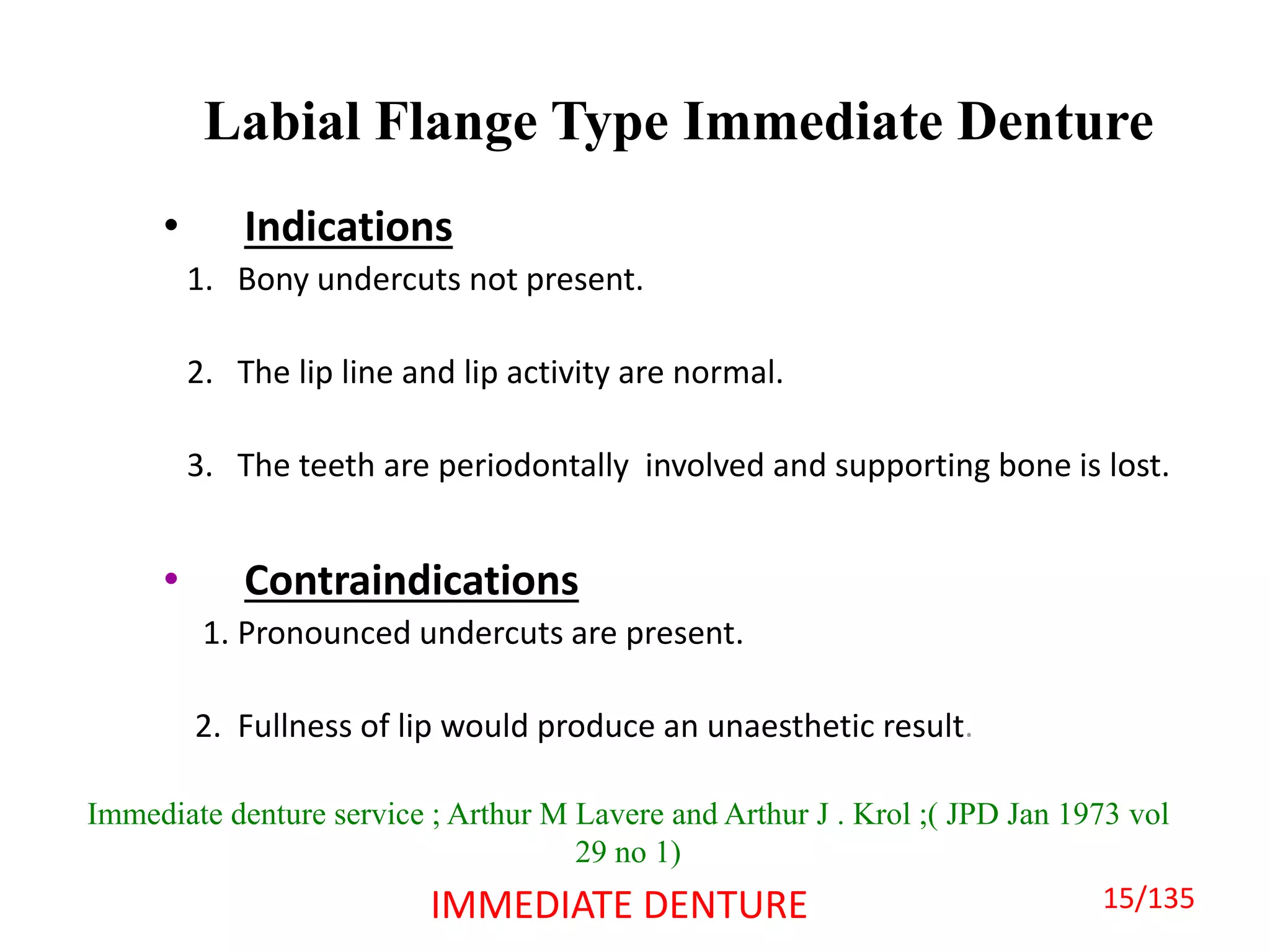 Immediate Denture | PPTX