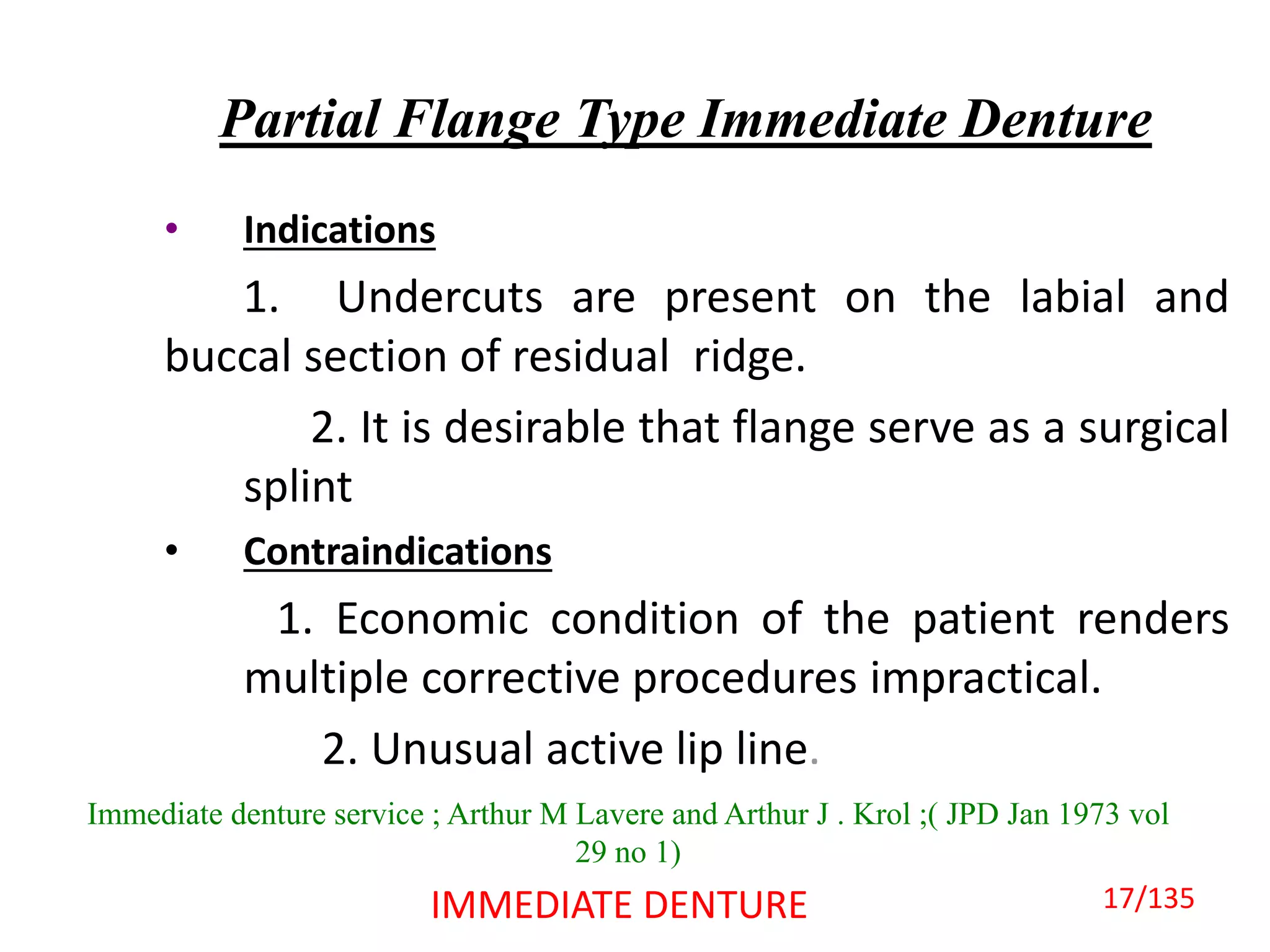 Immediate Denture | PPTX