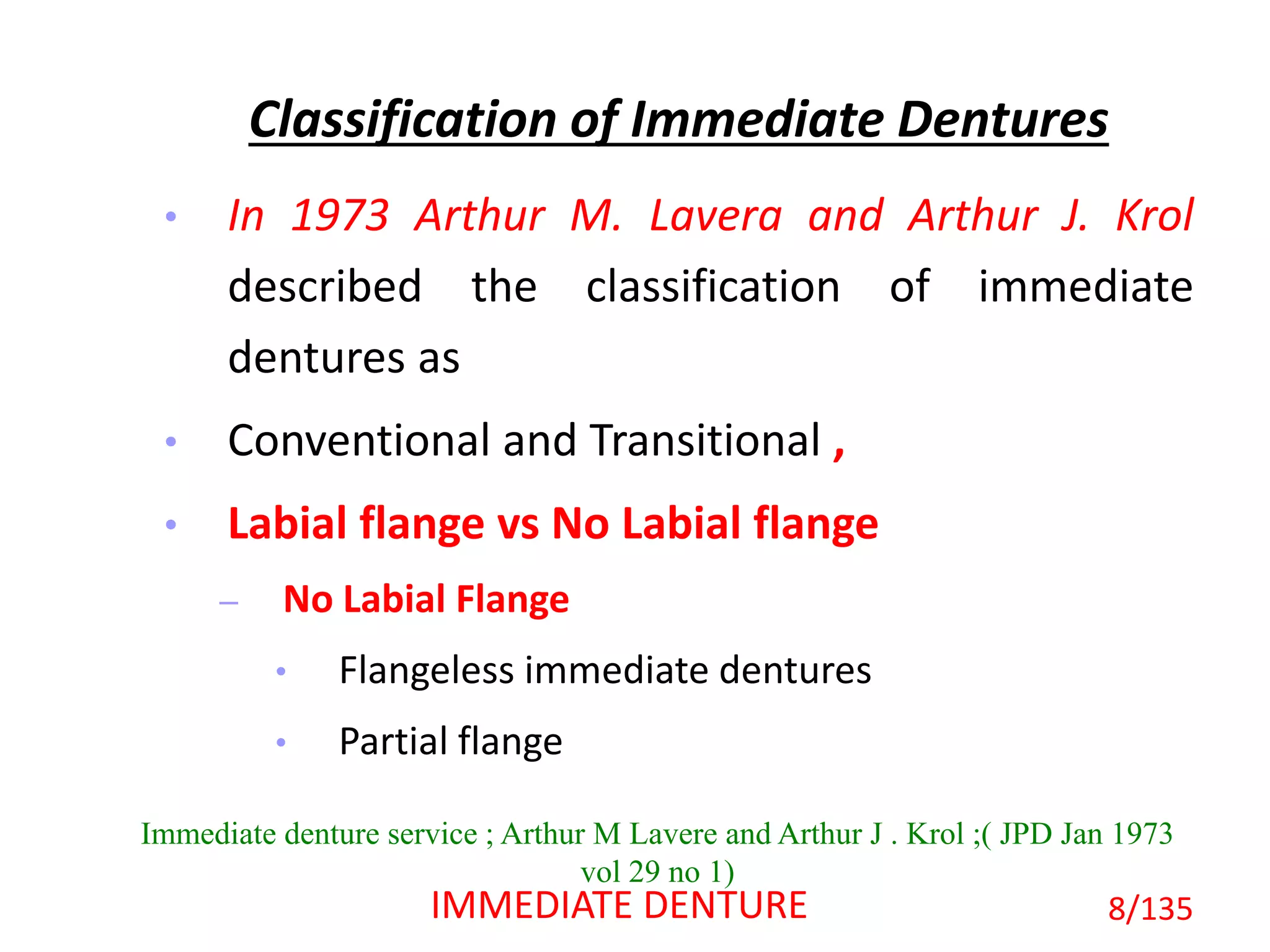 Immediate Denture | PPTX