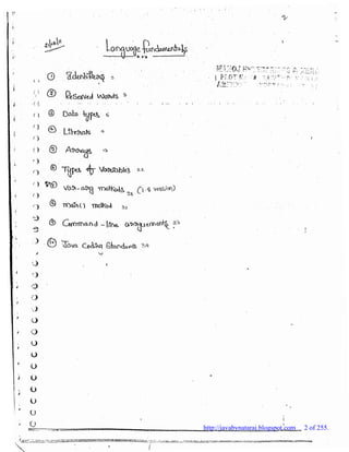 Durga soft scjp-notes-part-1-javabynataraj | PDF