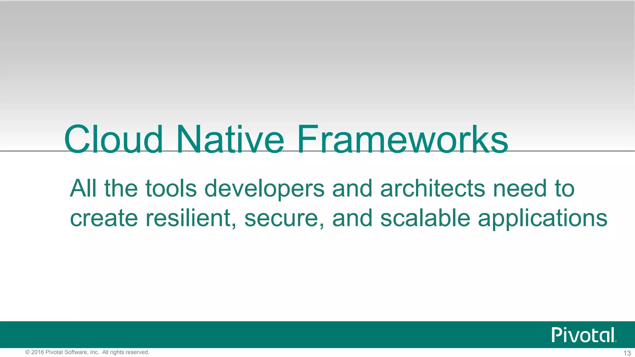 Pivotal Cloud Foundry: A Technical Overview | PDF