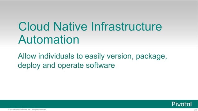 Pivotal Cloud Foundry: A Technical Overview | PDF