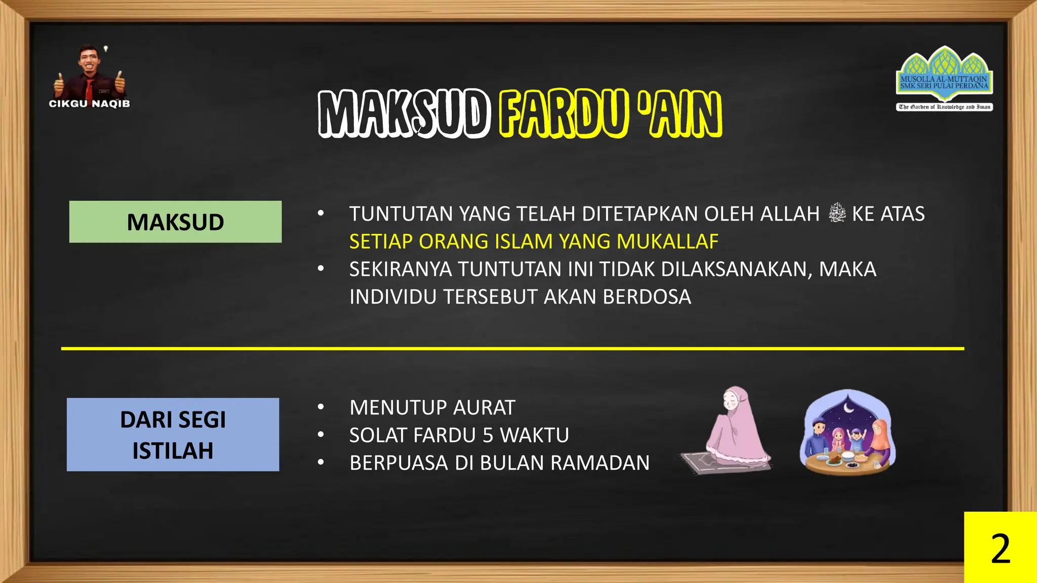 Pelajaran 15 - KONSEP FARDU 'AIN DAN FARDU KIFAYAH (Tingkatan 3 KSSM) | PDF