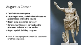T3 Roman Empire for class 11 or 12 history leason | PPTX