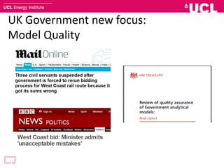 The New Modelling-Policy Interface: Developing a Fully Open Source UK ...