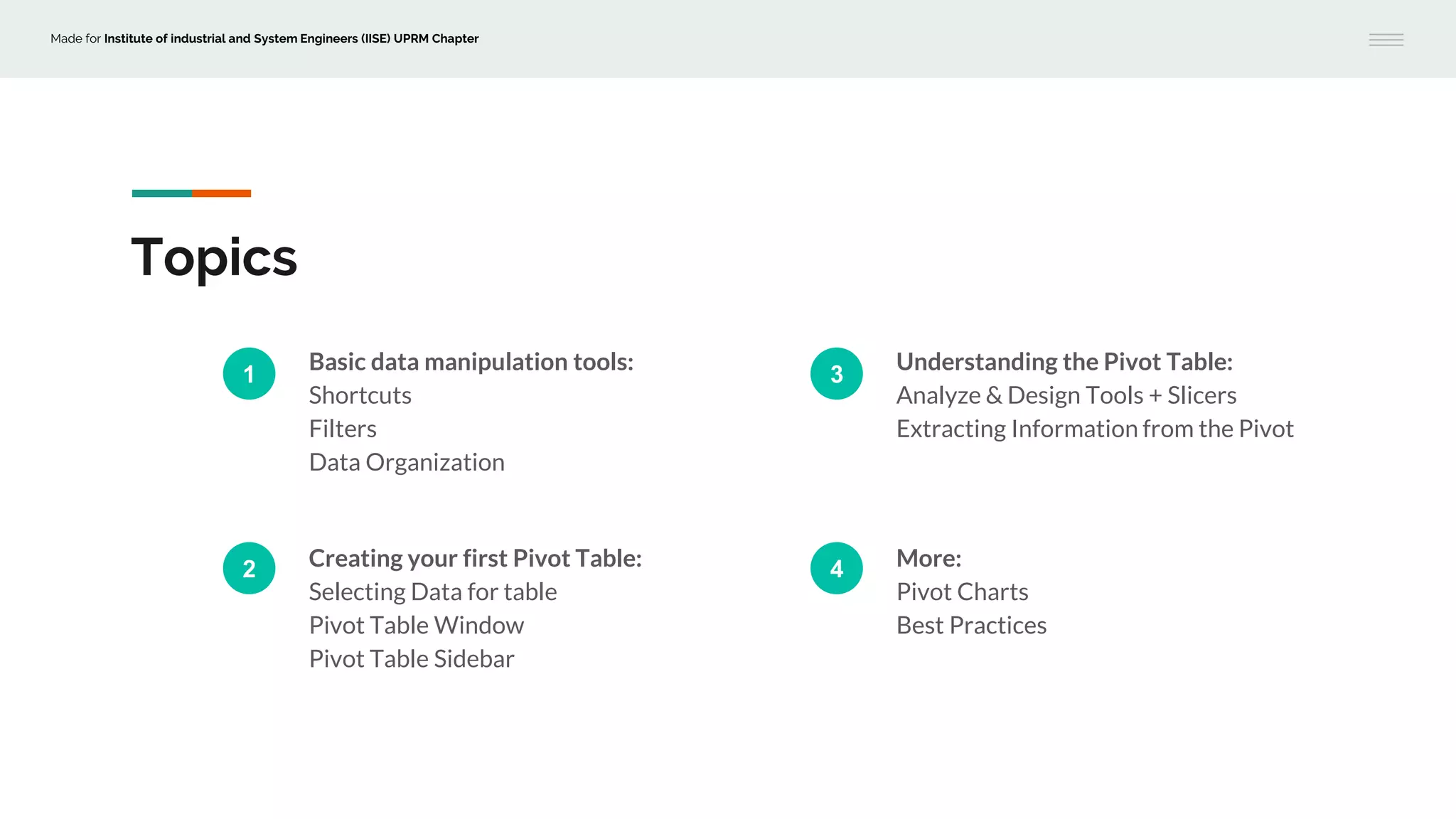 Introduction to Pivot Tables | PPTX