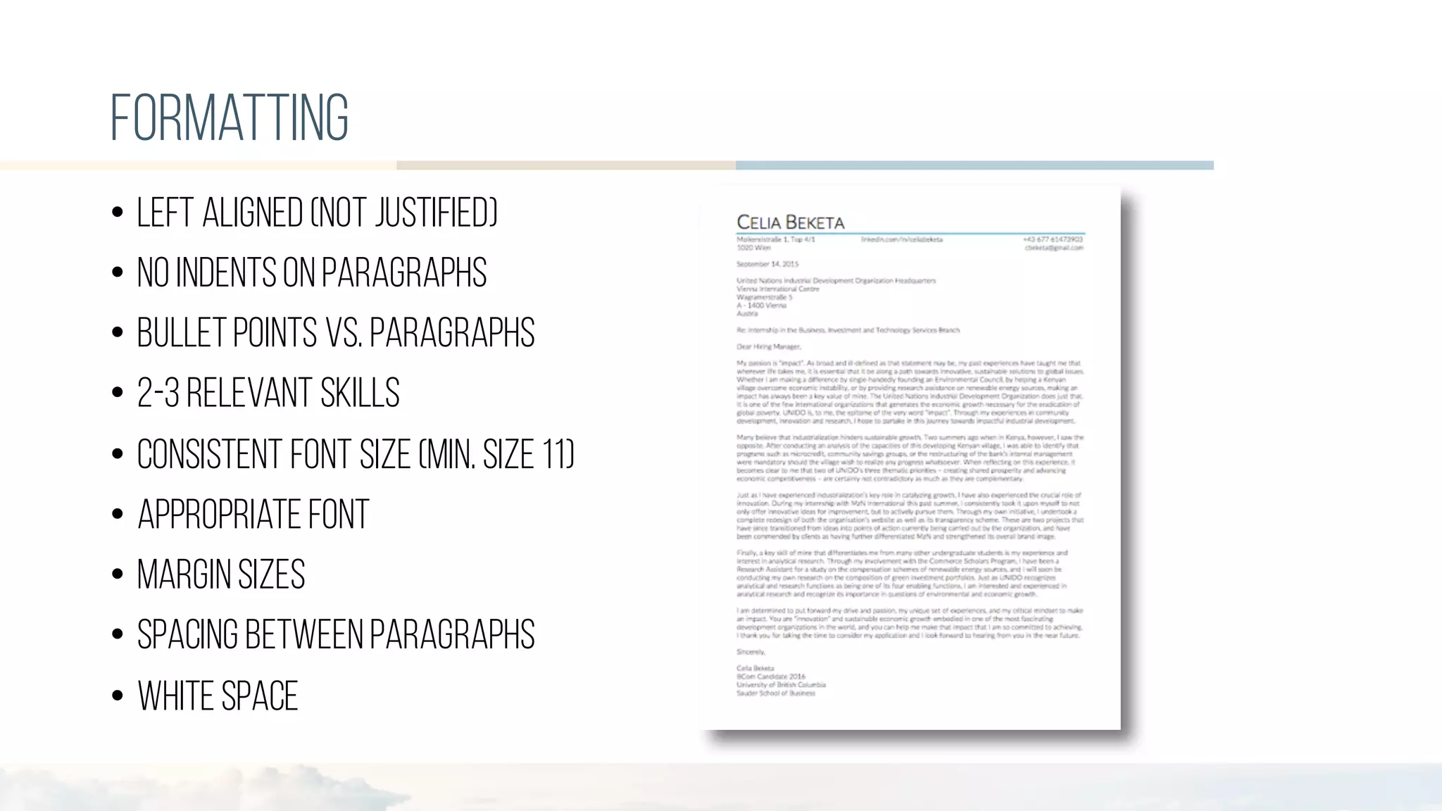 T4 - Cover Letter Peer Edits | PDF