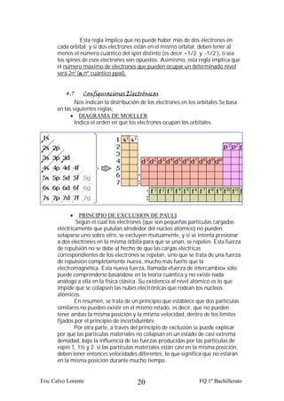 T4.estructura de los átomos. 1º bachillerato | PDF