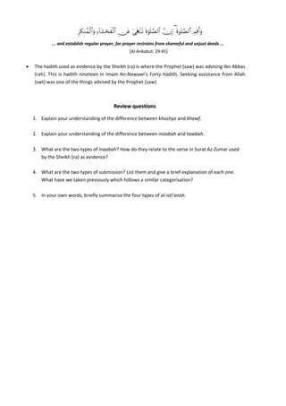 T4 lesson 02 aqeedah_20091024 | PDF