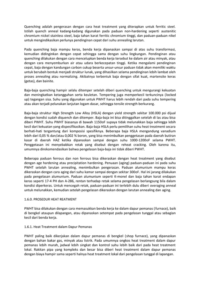 Dasar dasar proses pengelasan | DOC