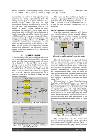 A Review: Compensation of Mismatches in Time Interleaved Analog to ...