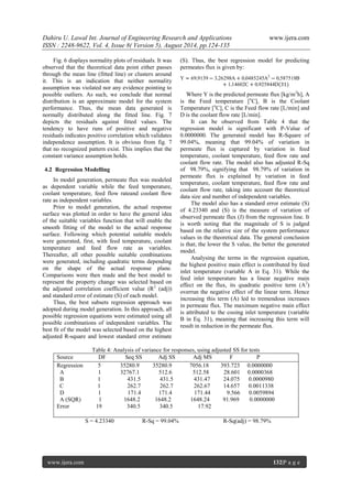 Theoretical and Statistical Models for Predicting Flux in Direct Contact Membrane Distillation | PDF