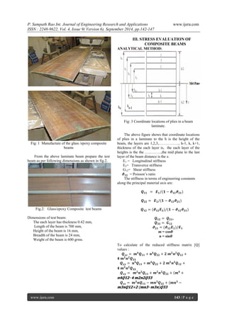 Simulation and Experimental Studies on Composite Beams | PDF