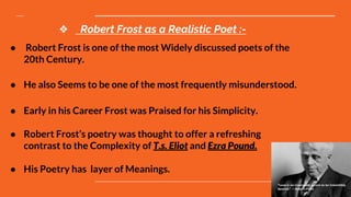 Robert Frost group Presentation | PPTX