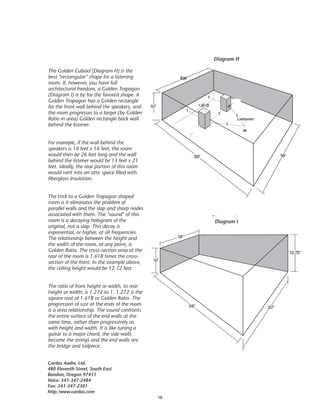 guía para ubicar parlantes (Speaker placement) | PDF