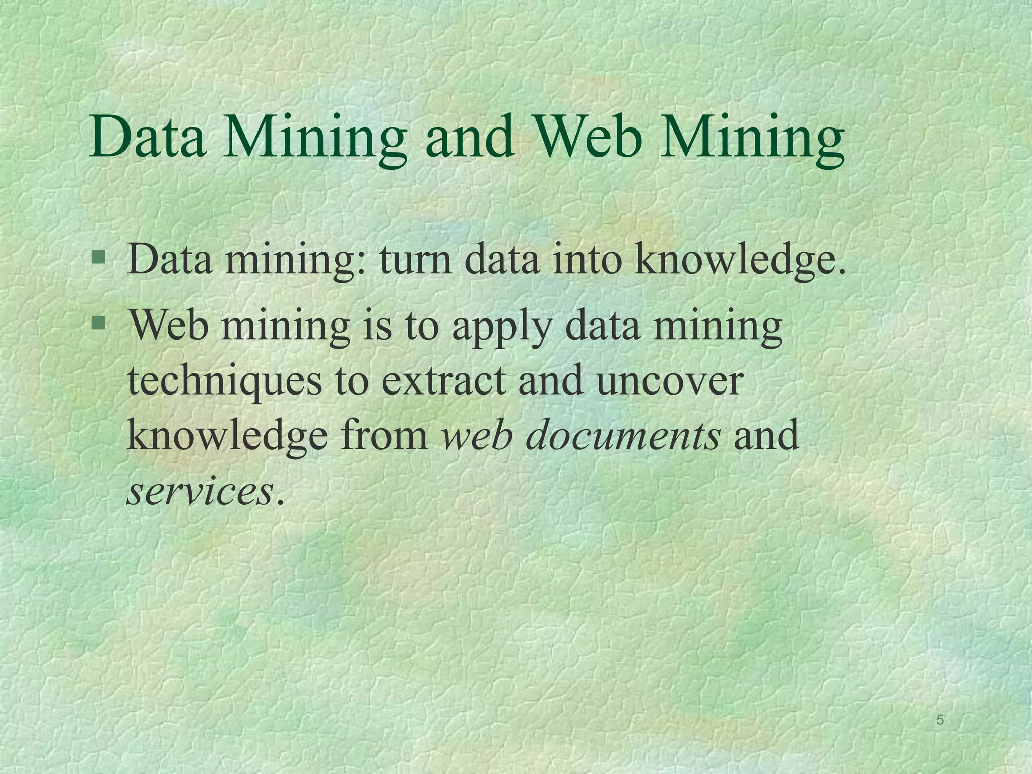 Web mining | PPT