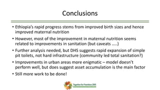 Nutrition in Ethiopia: An emerging success story? | PPTX