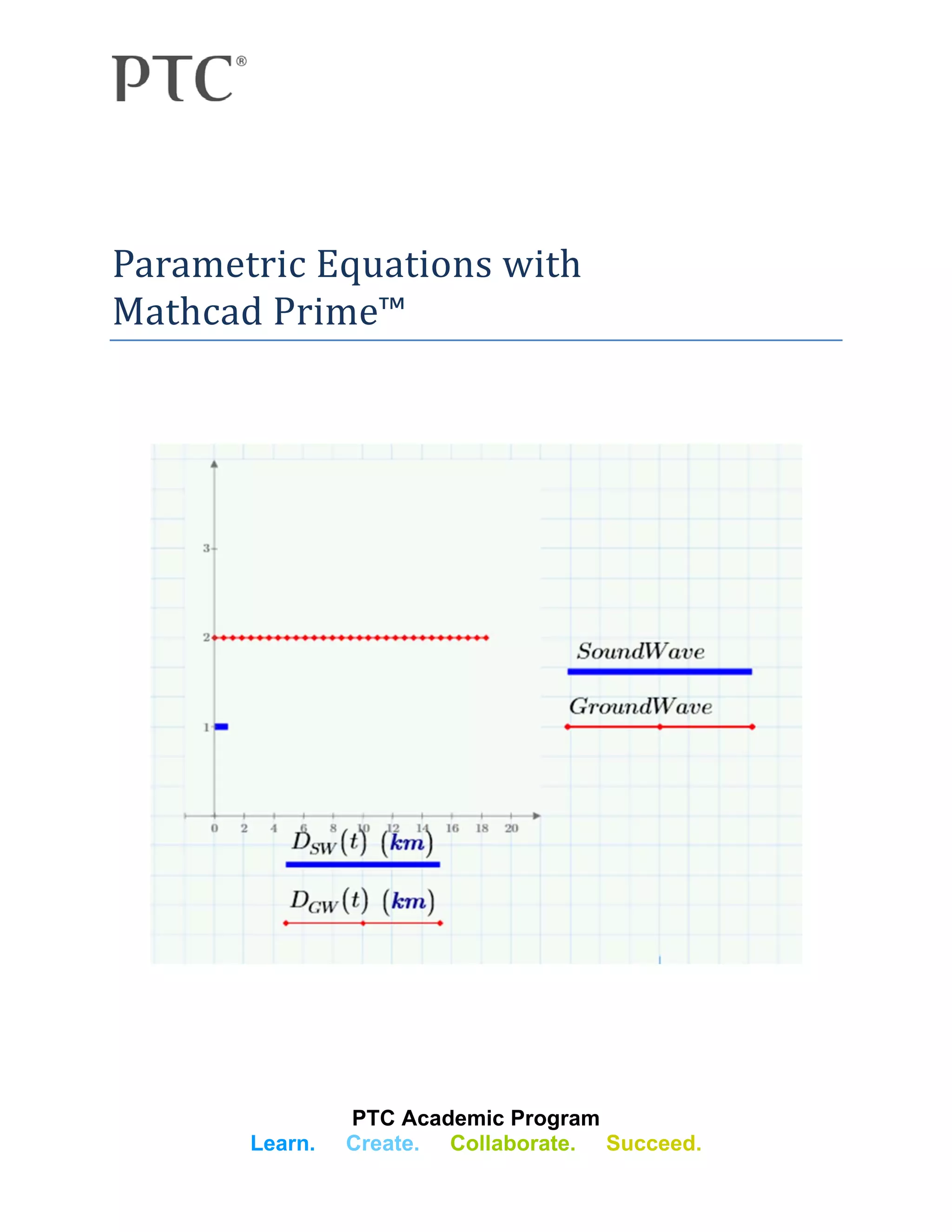 Parametric Equations with Mathcad Prime | PDF