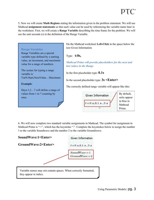 Parametric Equations with Mathcad Prime | PDF