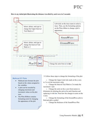 Parametric Equations with Mathcad Prime | PDF