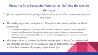 Negotiation foundations (x2) | PPTX