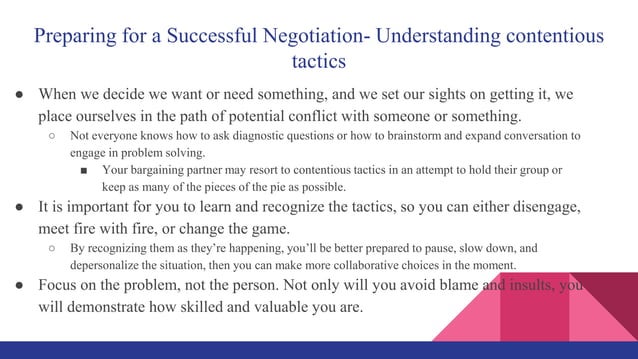Negotiation foundations (x2) | PPTX