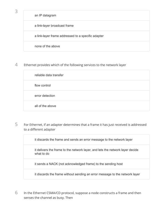 Chapter 6 - The Link Layer: Links, Access Networks and LANs | PDF