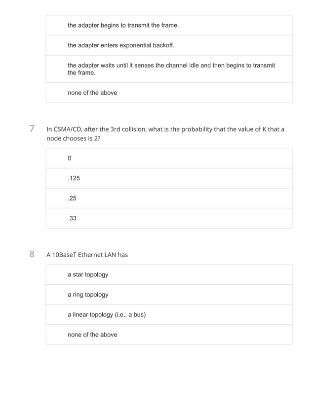 Chapter 6 - The Link Layer: Links, Access Networks and LANs | PDF