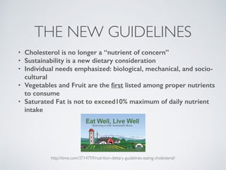 Unraveling The New USDA Dietary Guidelines | PDF | Chemistry | Science