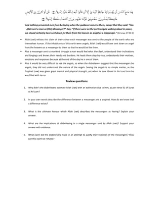 T5 lesson 04 aqeedah_20100905 | PDF