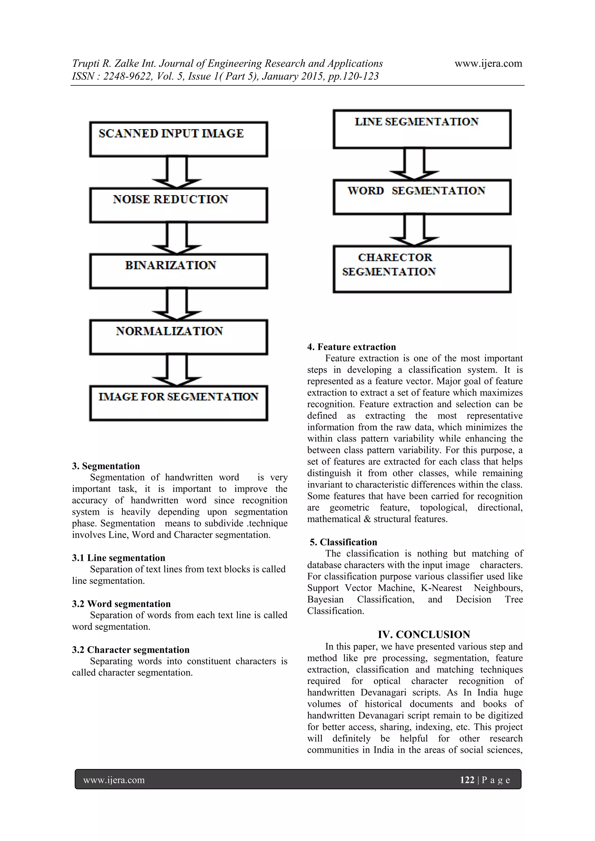 An Optical Character Recognition for Handwritten Devanagari Script | PDF