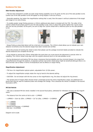 Instruction manual | Falcon T50 | Optics Trade | PDF