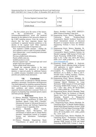Duration for Classification and Regression Treefor Marathi Textto- Speech Synthesis System | PDF ...