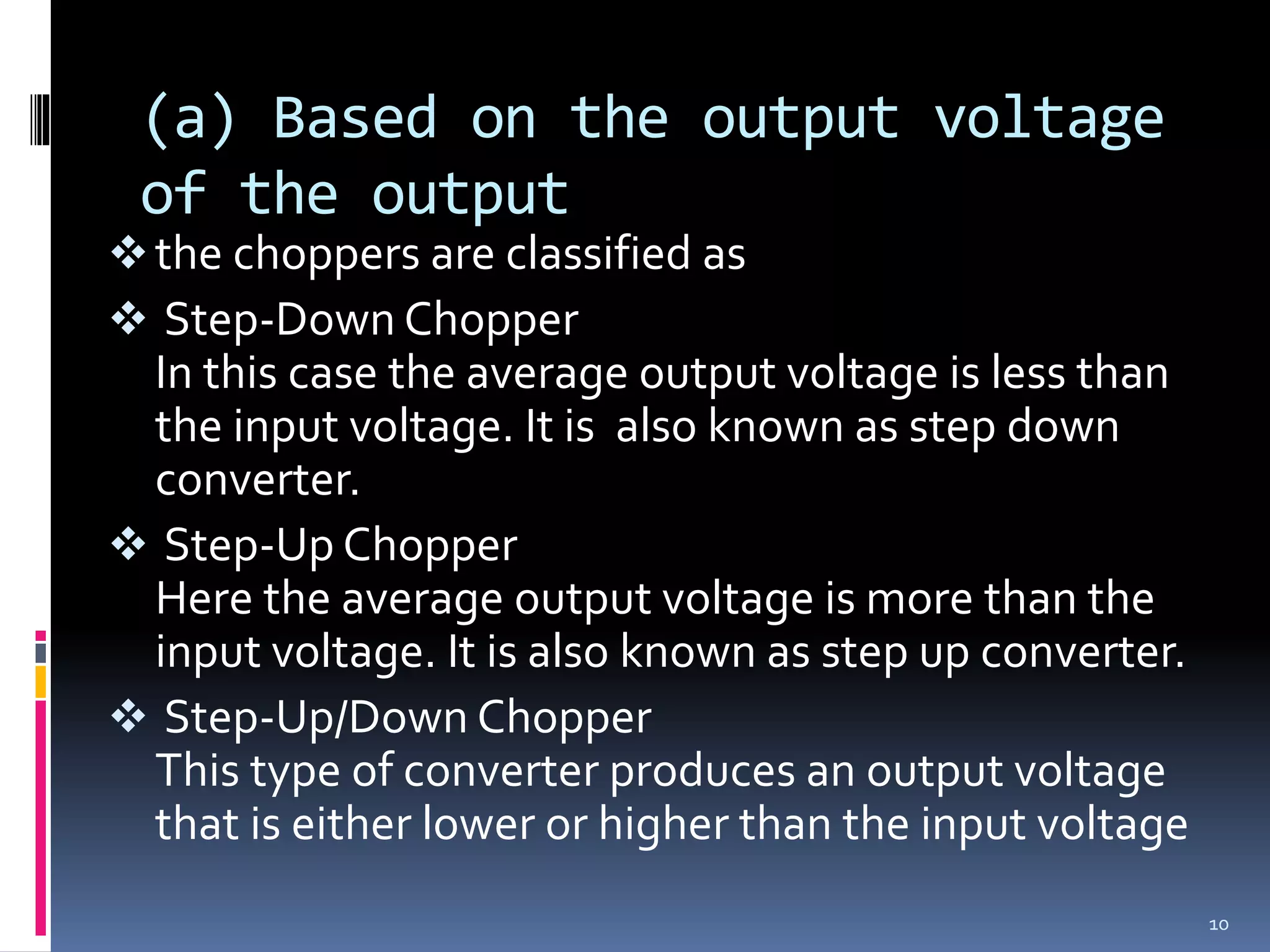 chopper transformer | PPTX