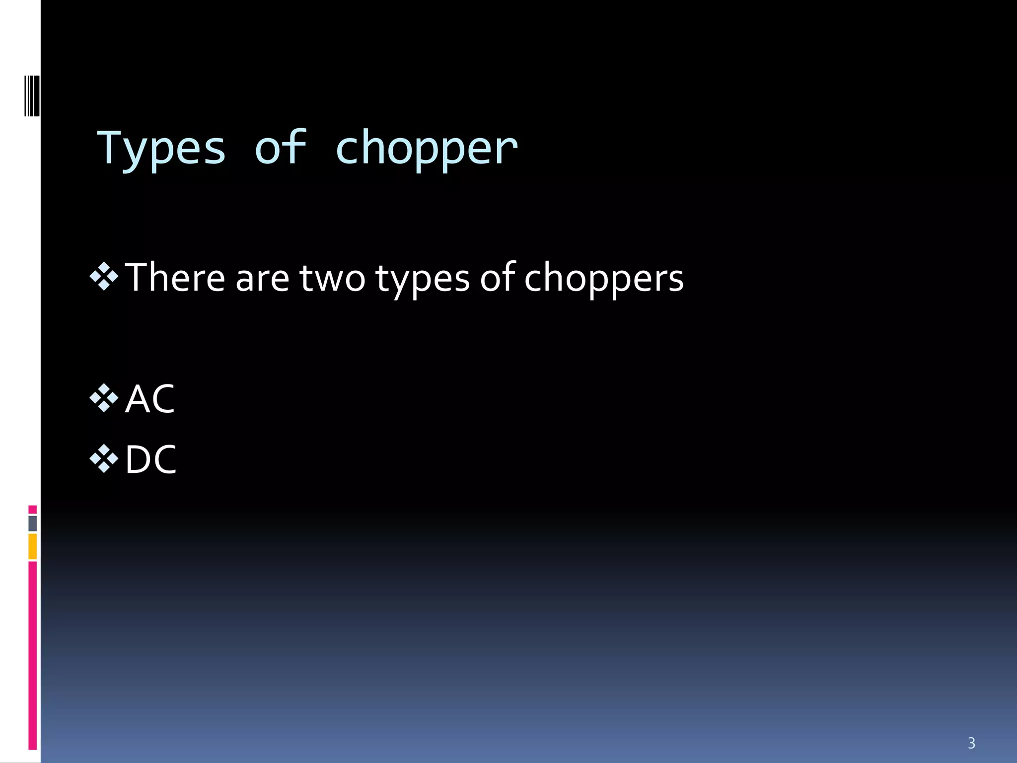 chopper transformer | PPTX