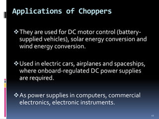 chopper transformer | PPTX