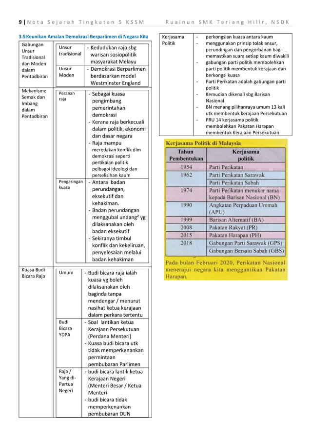 T5B3 SEJ KSSM RAJA BERPERLEMBAGAAN DAN DEMOKRASI BERPARLIMEN.pdf