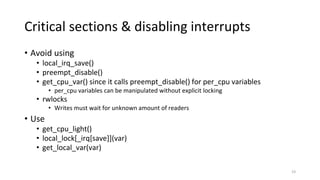 Preempt_rt realtime patch | PPTX | Operating Systems | Computer ...