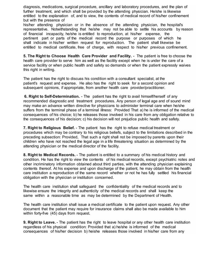 Patients Rights | DOCX