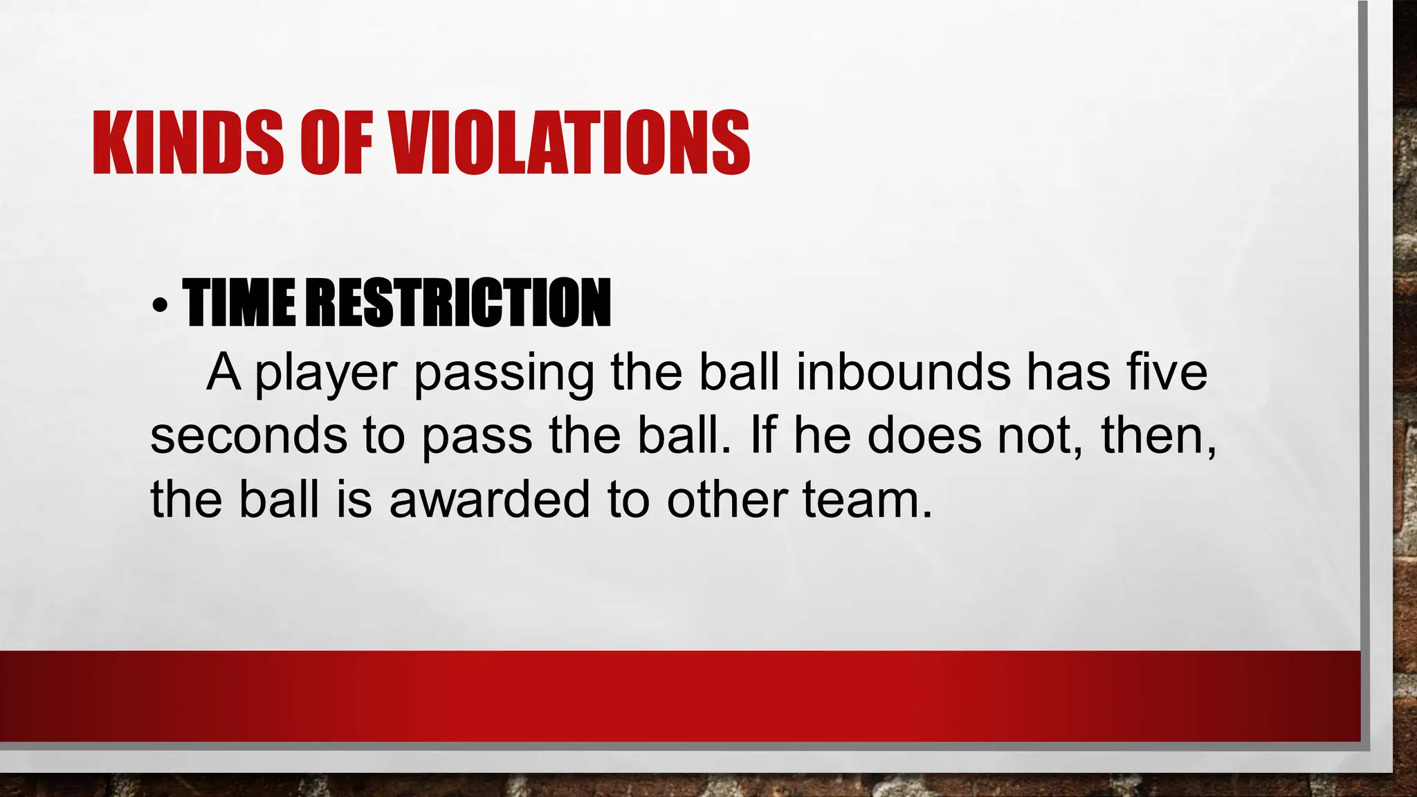 Terminologies and Mechanics of Basketball | PDF